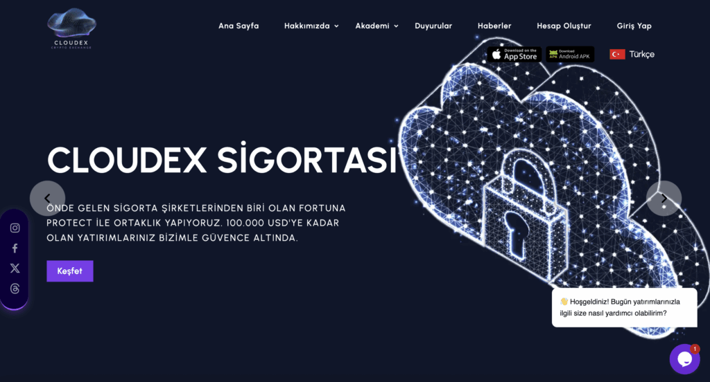 Cloudex Crypto 2025 İncelemesi – Kayıt, Güvenlik, Kullanım ve Yorumlar – Forex Teknik